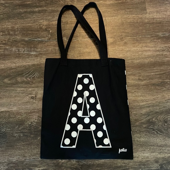 Justice | Accessories | Justice Letter A Tote Bag | Poshmark